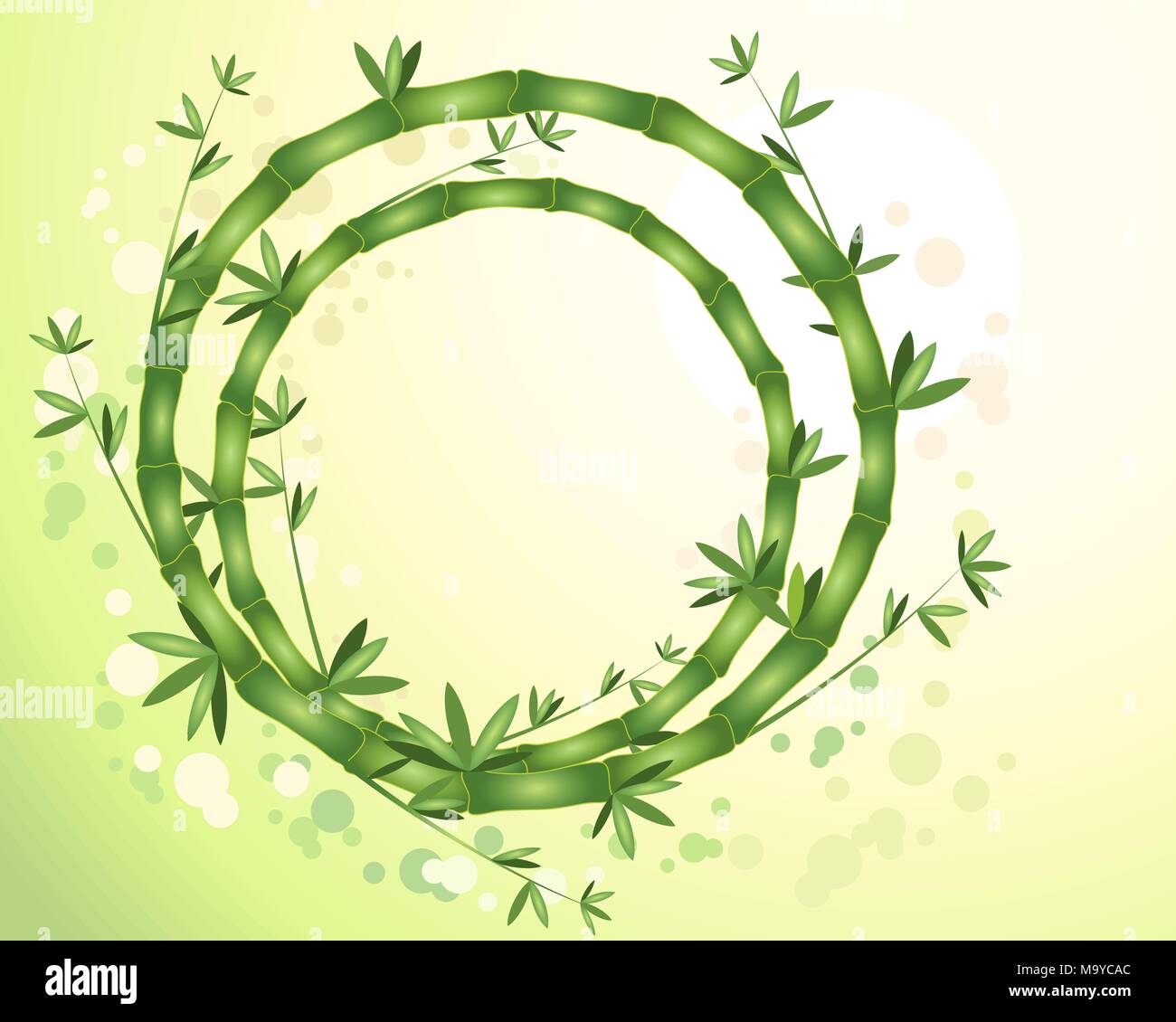 Plants circular shapes Stock Vector Images - Alamy