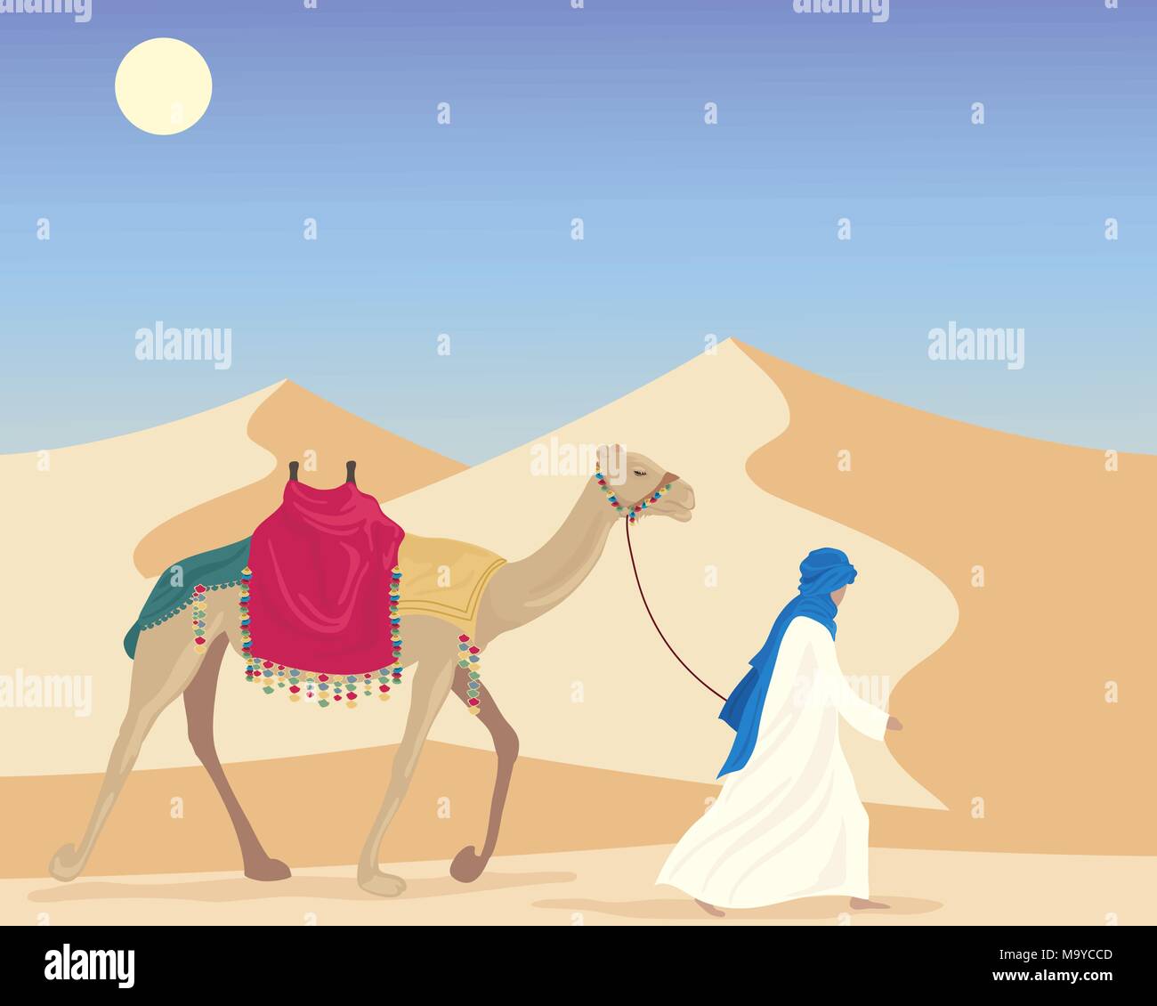Leading camel Stock Vector Images - Alamy