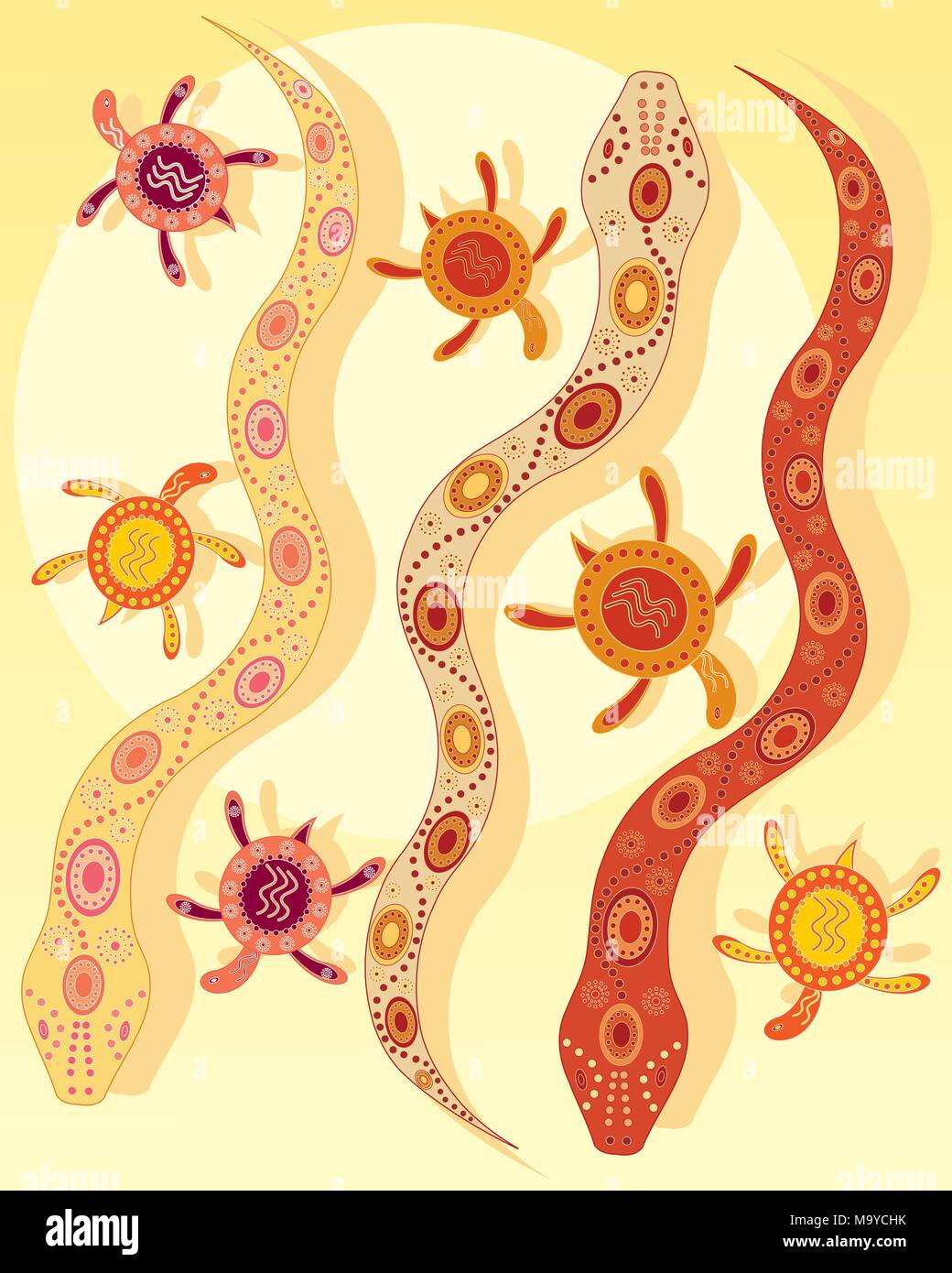 Australian snake Stock Vector Images - Alamy