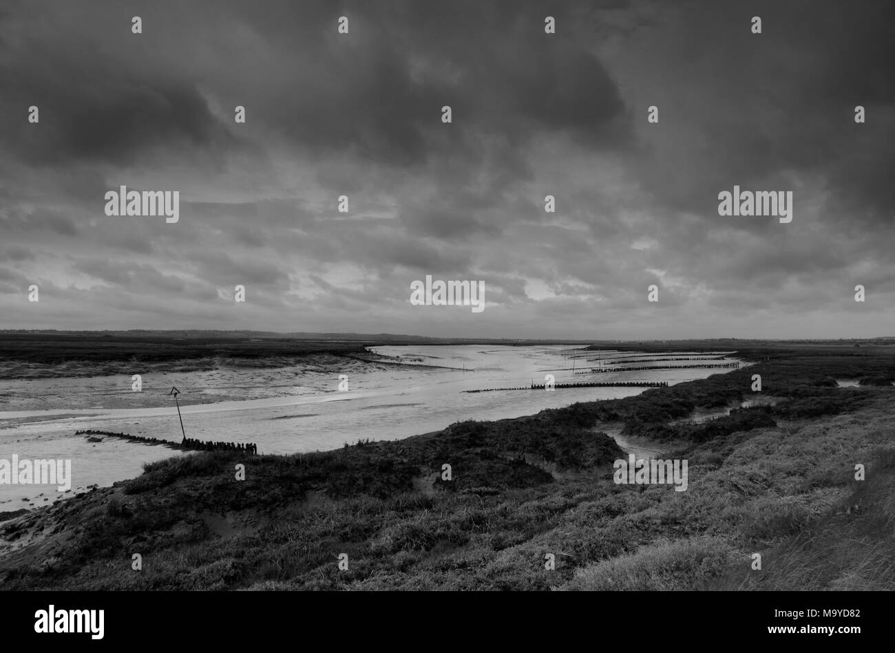 Bridgemarsh Creek, Essex, England, UK Stock Photo - Alamy