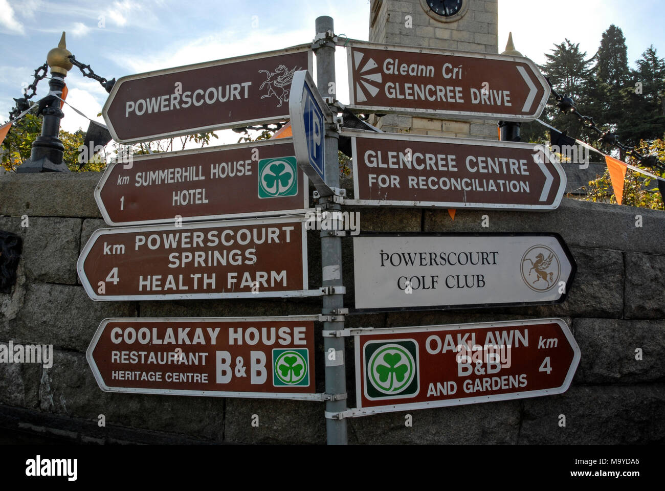 Enniskerry village dublin hi-res stock photography and images - Alamy