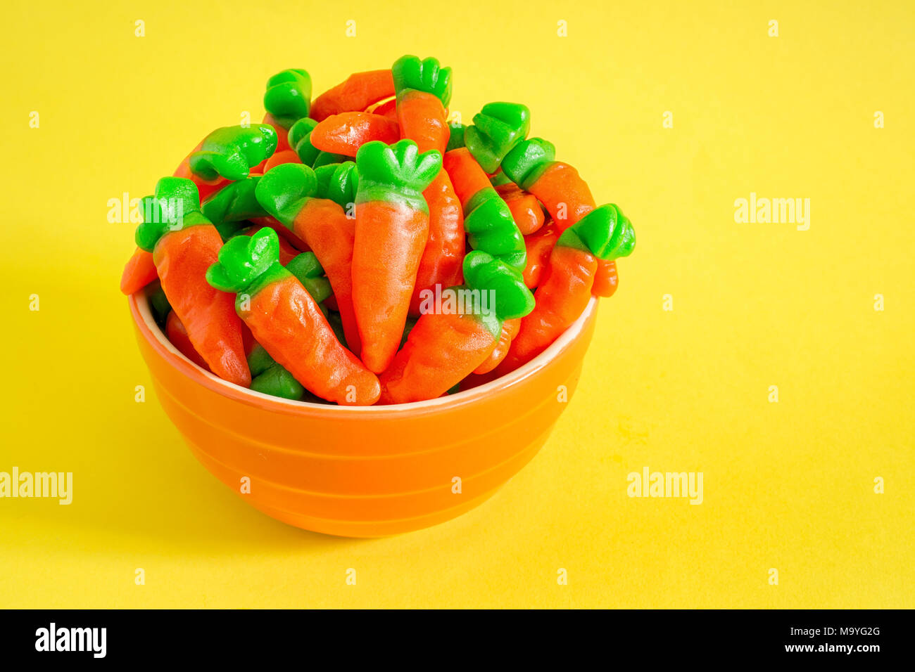 Sweet Easter carrot candies Stock Photo - Alamy