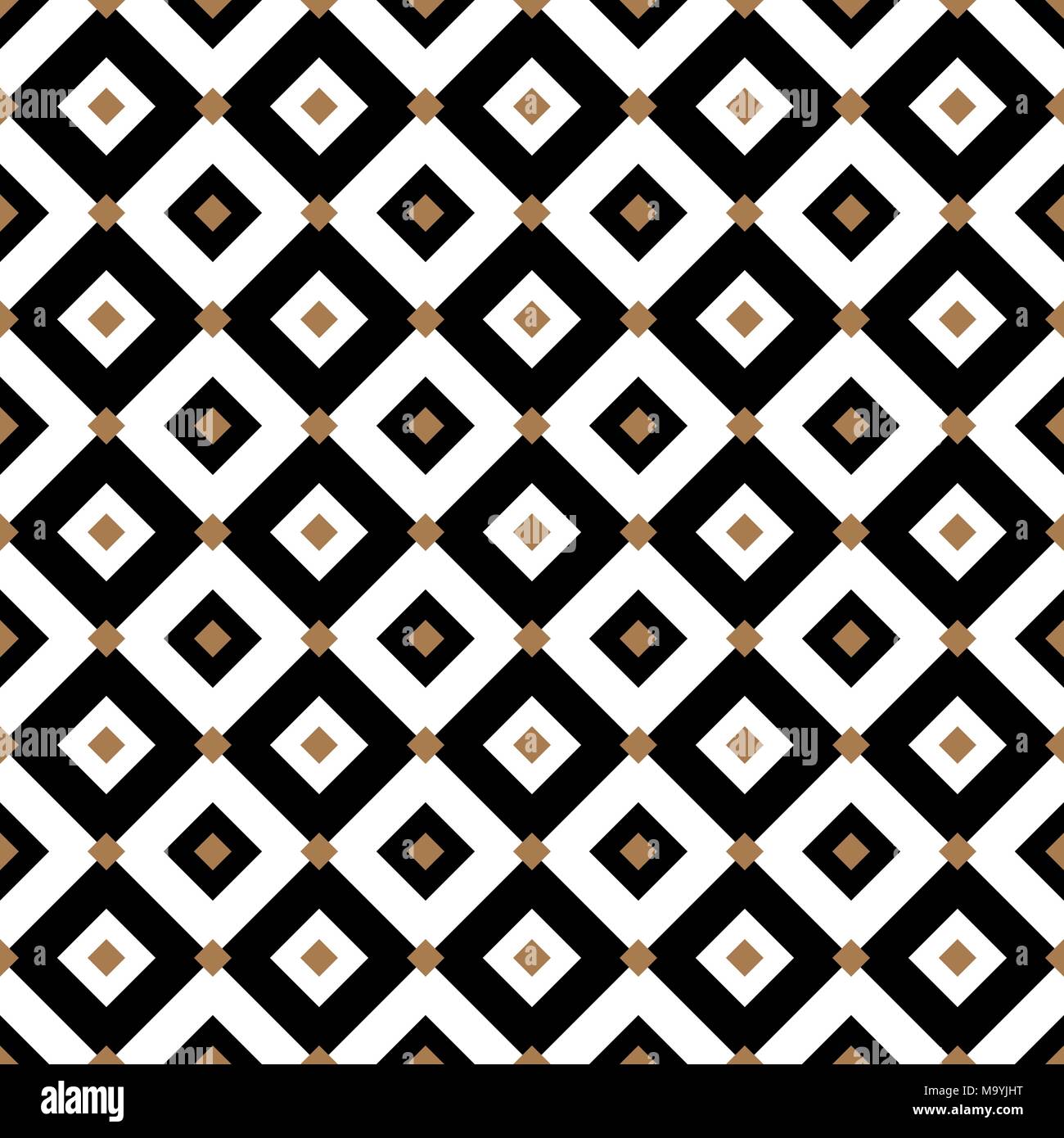 Vintage diagonal chequerwise squares cross lines vector pattern or ...