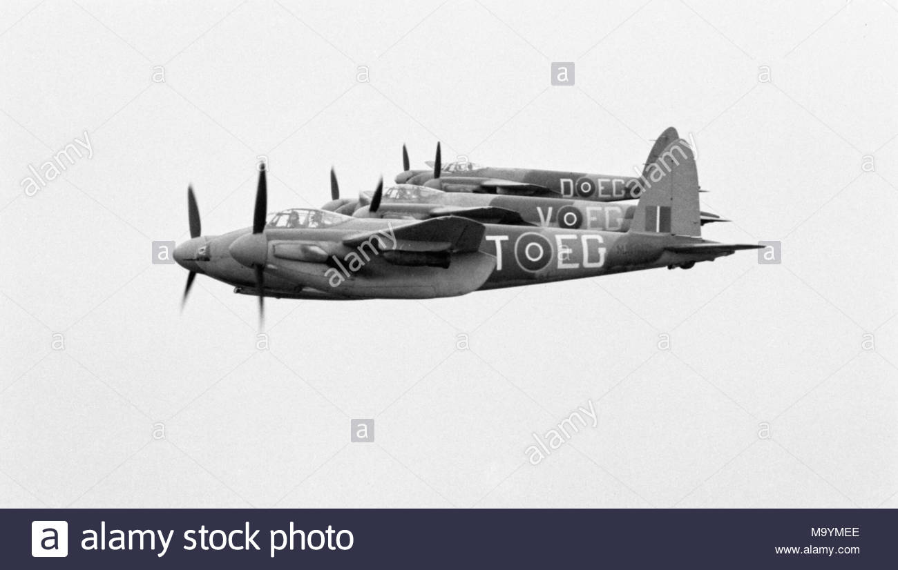 Mosquito Squadron Black and White Stock Photos & Images - Alamy