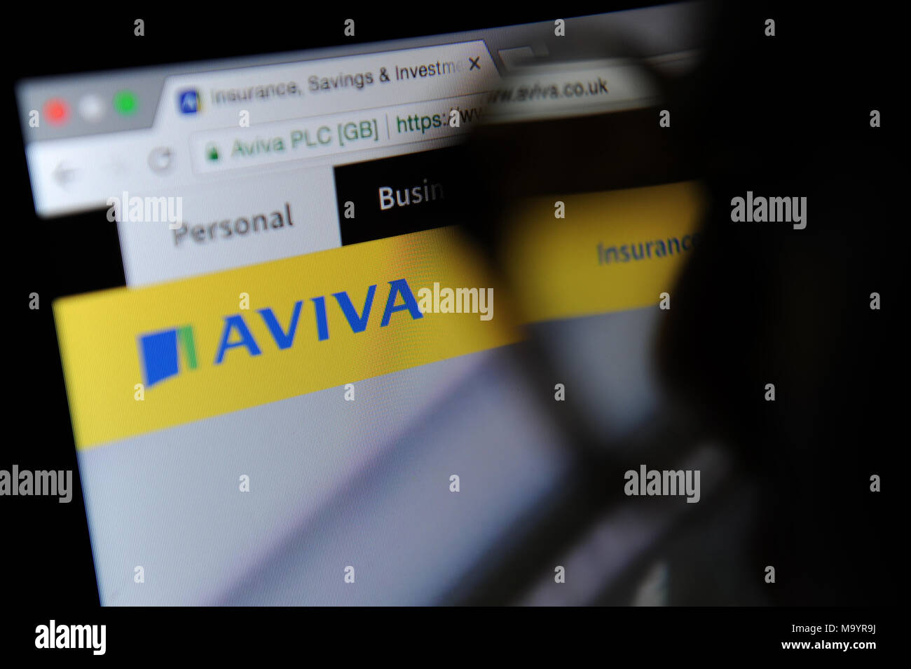 Aviva screen hi-res stock photography and images - Alamy