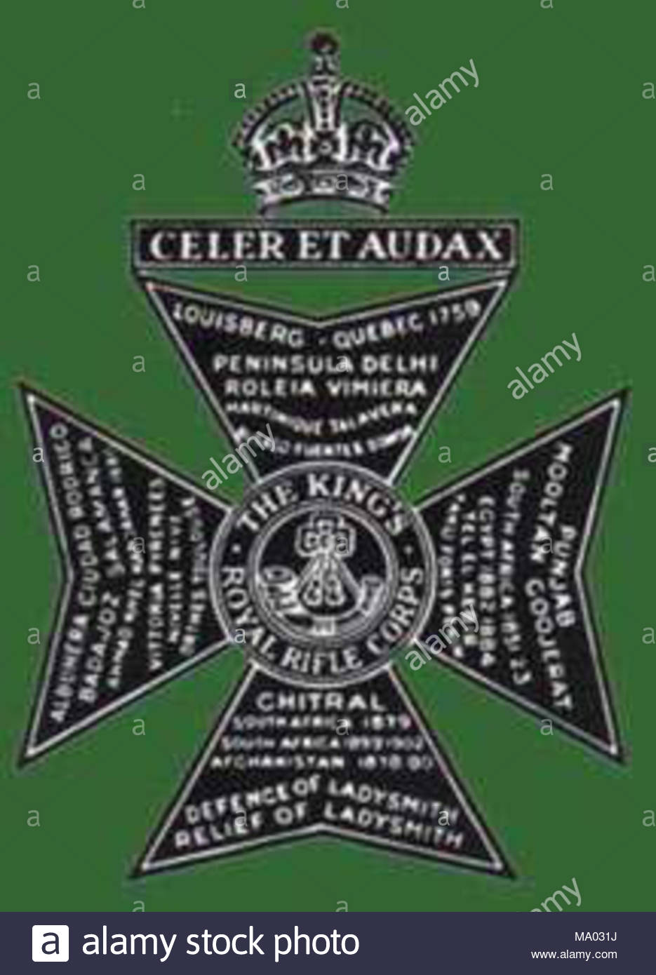 Kings Royal Rifle Corps Stock Photos & Kings Royal Rifle Corps Stock ...