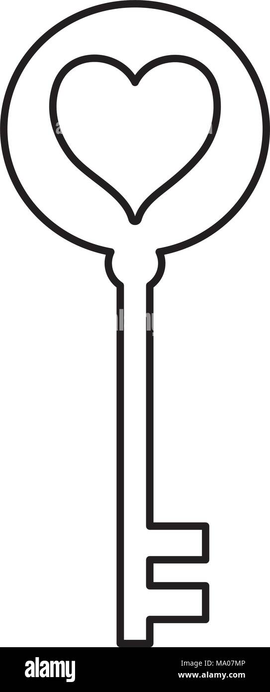 Heart Key Design