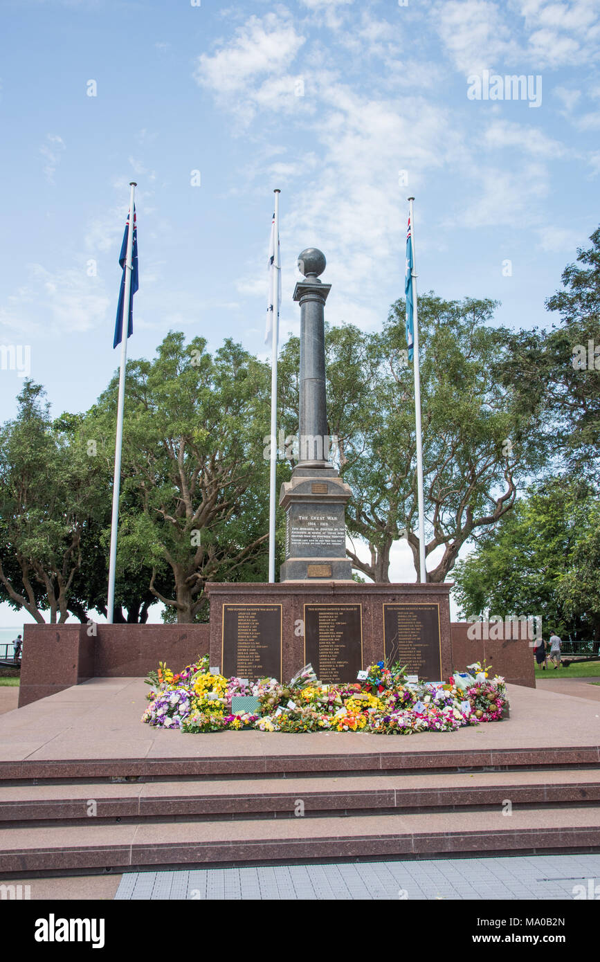 Darwin,Northern Territory,Australia-February 19,2018: Cenotaph Memorial ...