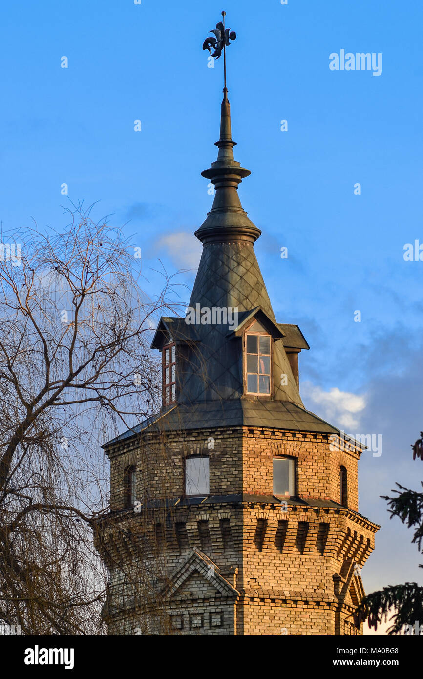 Castle tower spire Stock Photo - Alamy