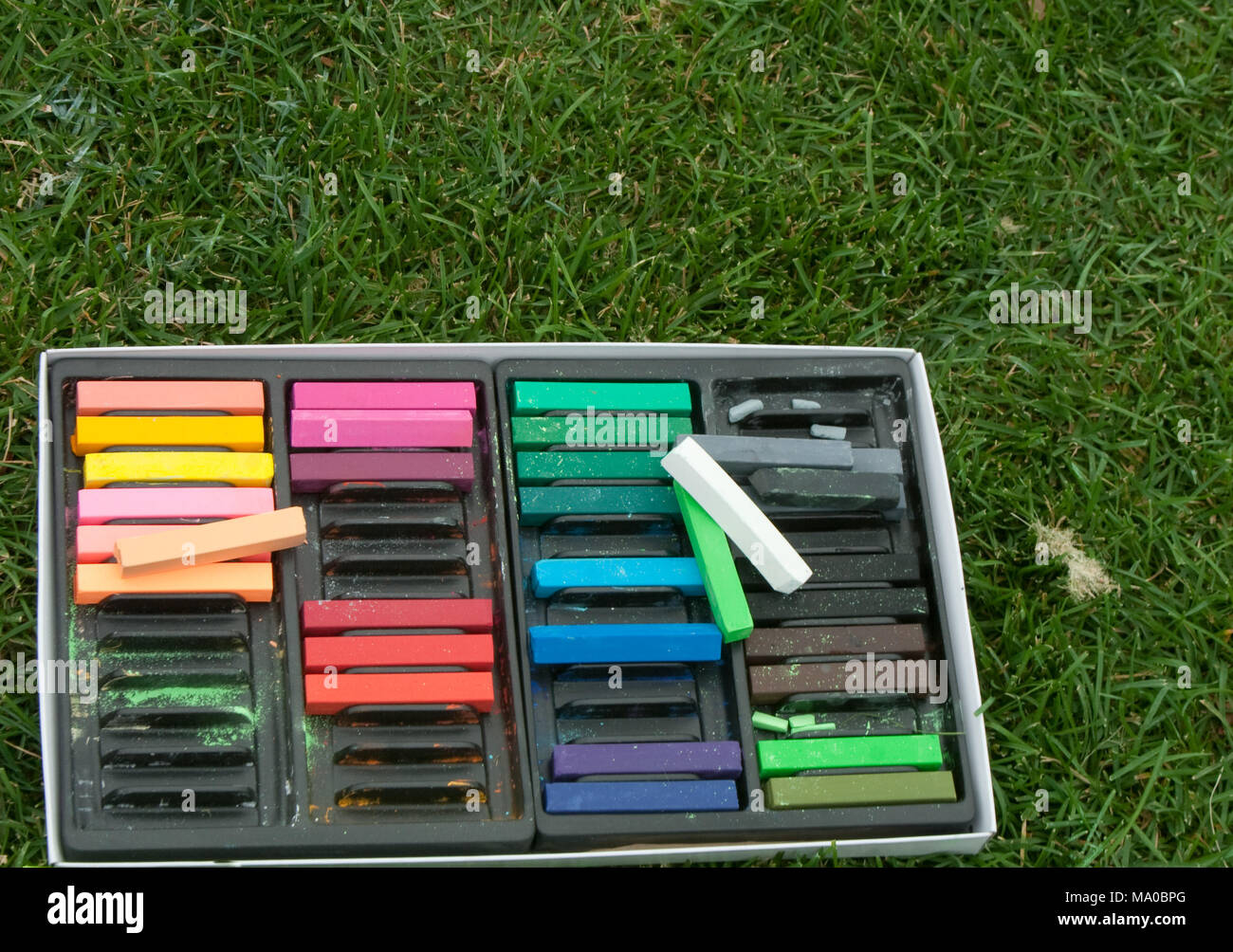 Colorful Pastel Chalks Stock Photo - Alamy