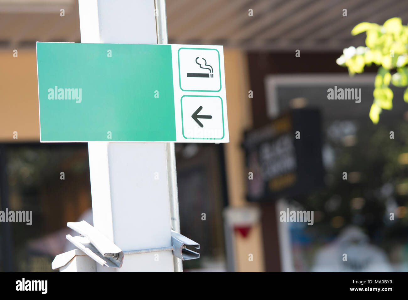 Smoking area zone hi-res stock photography and images - Alamy