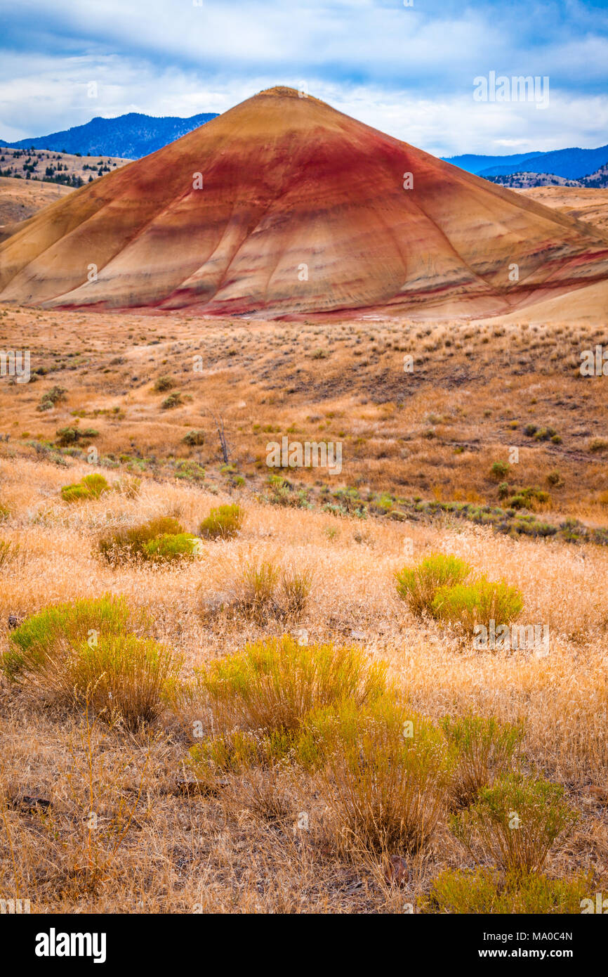 Colorful clay hills in the Painted Hills of Oregon, USA Stock Photo - Alamy