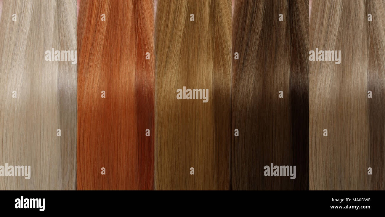 Woman hair tint colour hi-res stock photography and images - Alamy