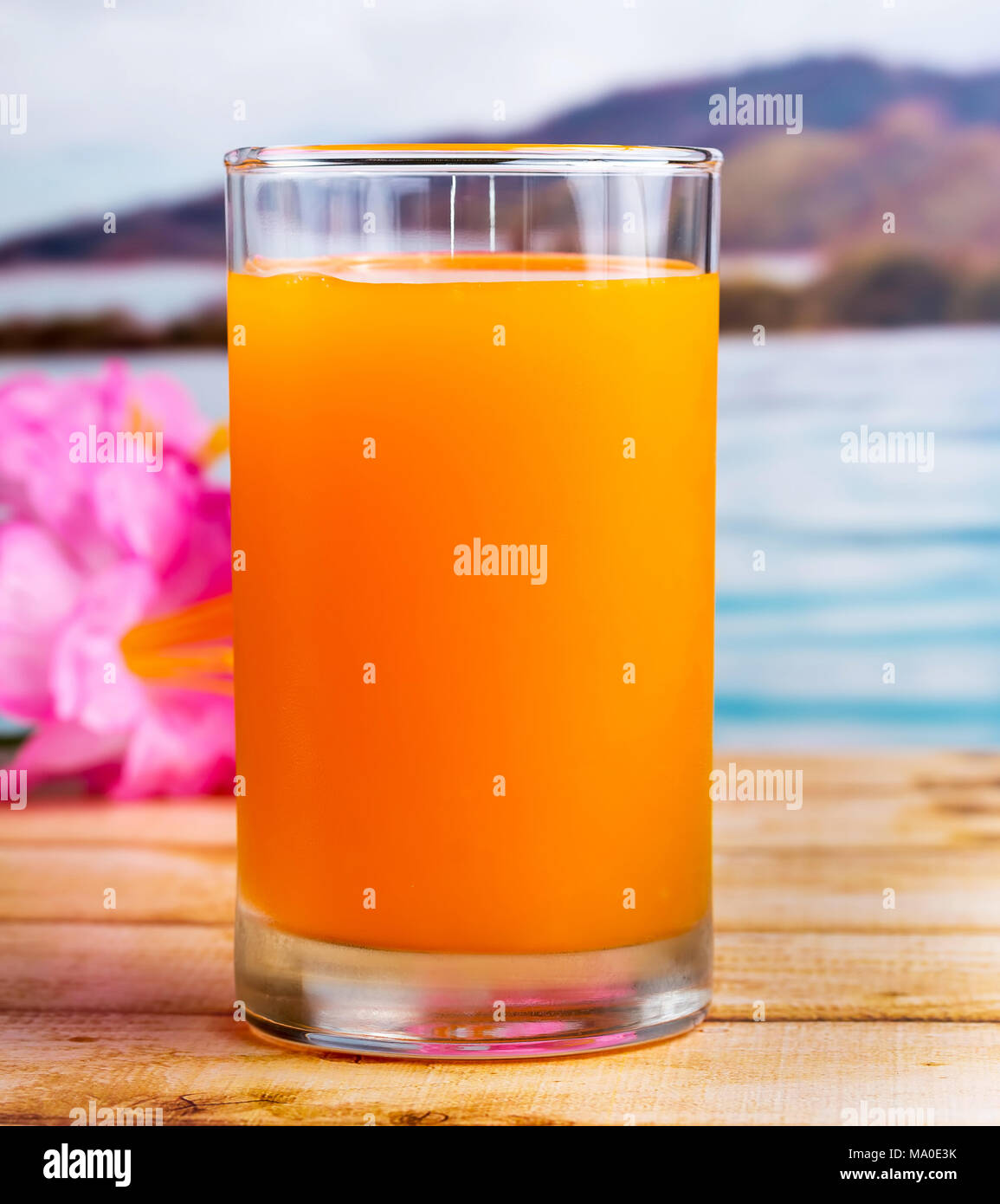 Freshly Squeezed Orange Representing Healthy Refresh And Organic Stock ...