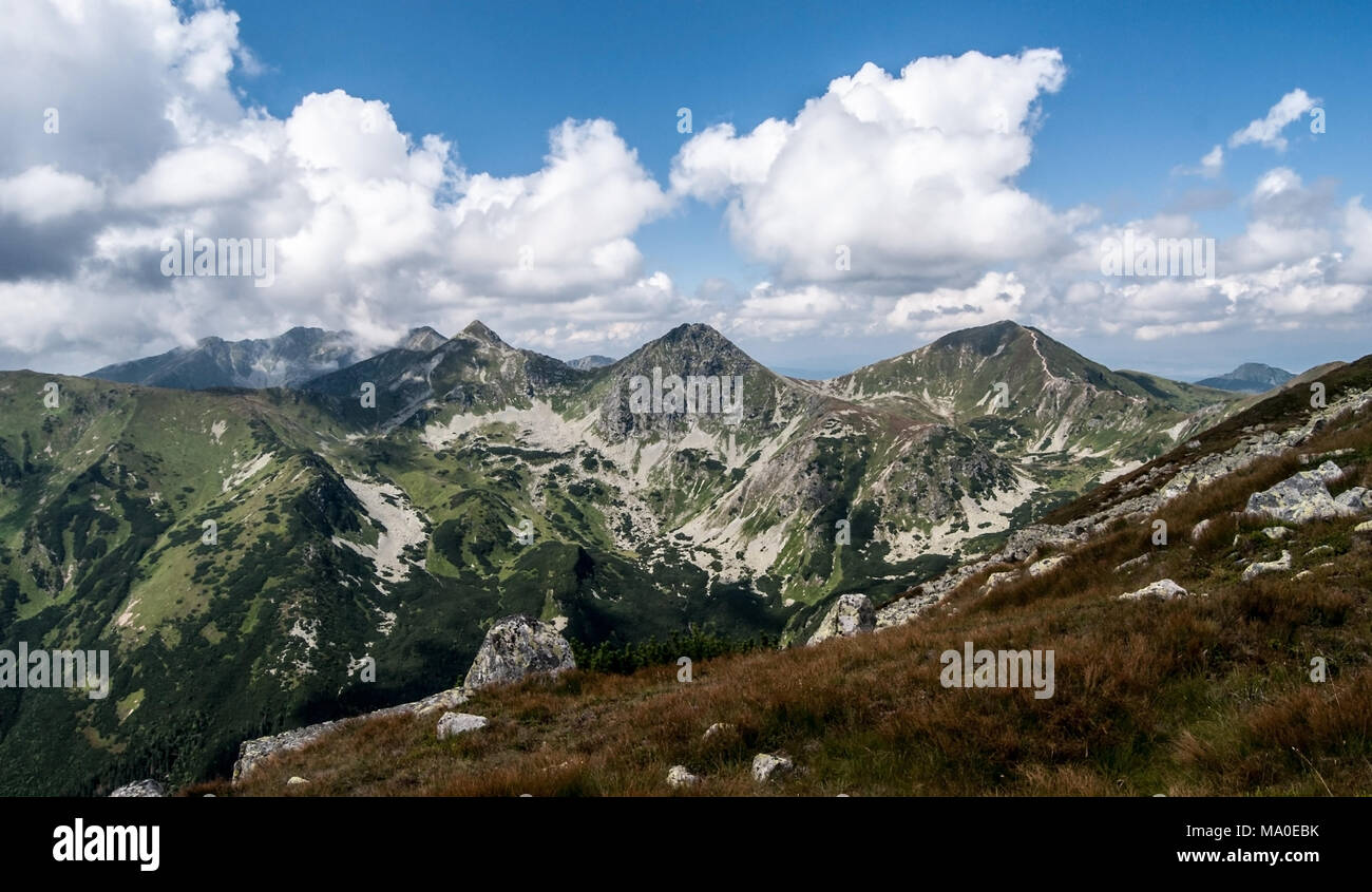 Volovec, Ostry Rohac, Placlive with Tri kopy, Hruba kopa and Banikov ...