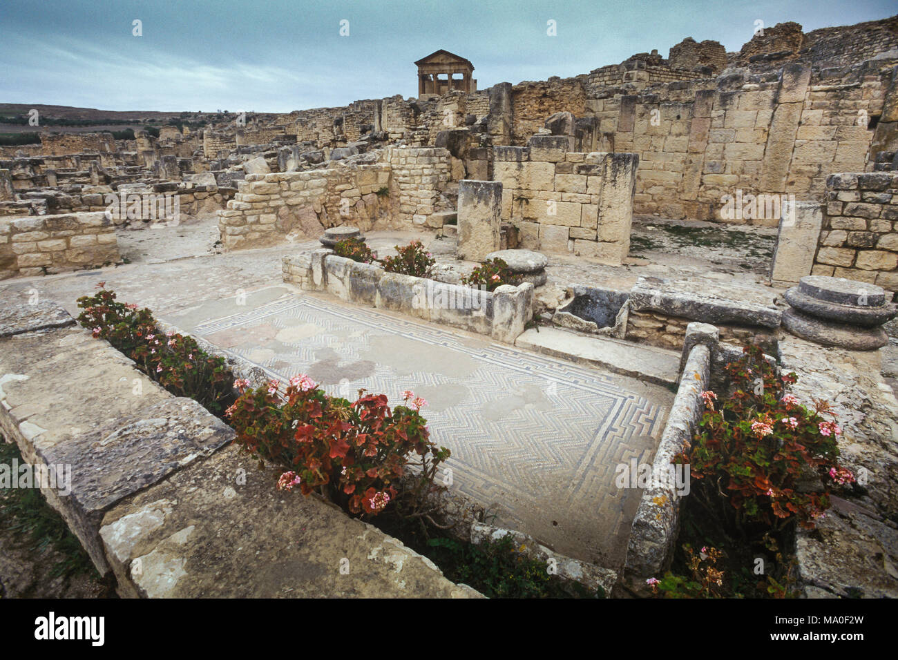 Dougga, Tunisia, Tunis - Ancient Roman city of Dougga, a UNESCO World ...