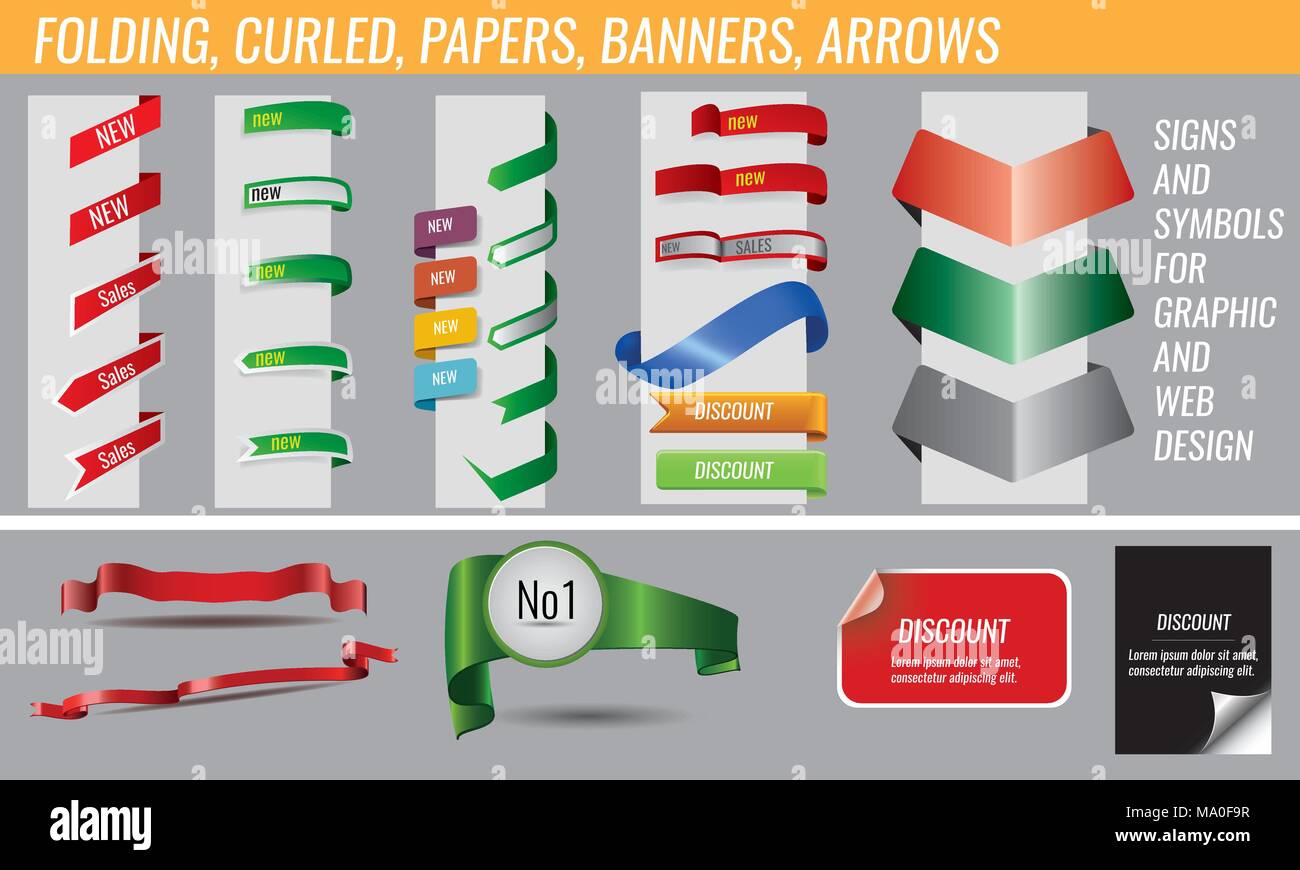 Red blue ribbon bow Stock Vector Images - Alamy