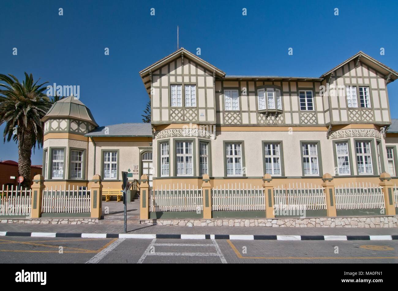 German style house in Swakopmund, Namibia, Africa Stock Photo - Alamy