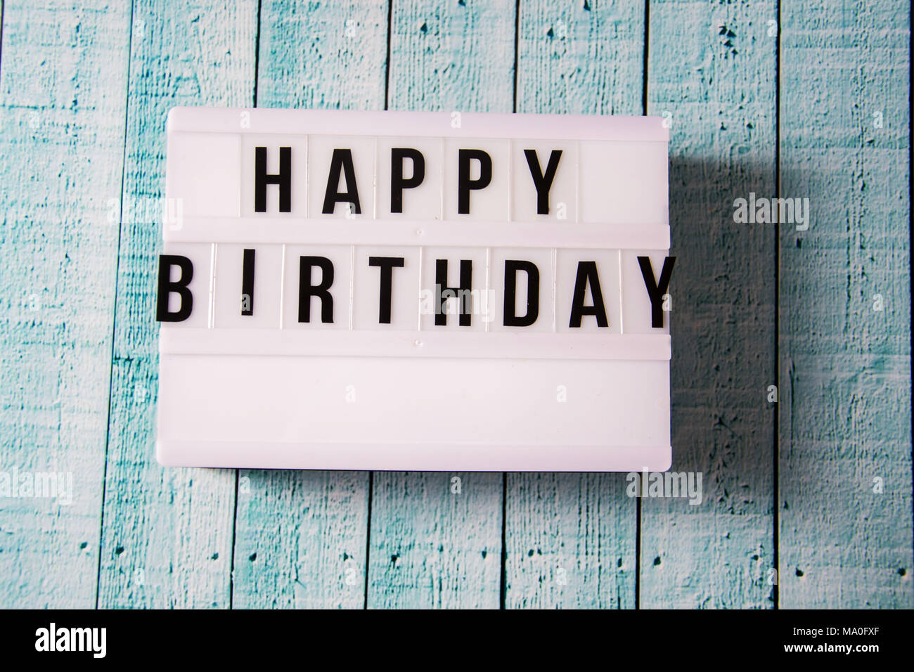 Happy birthday lightbox hi-res stock photography and images - Alamy