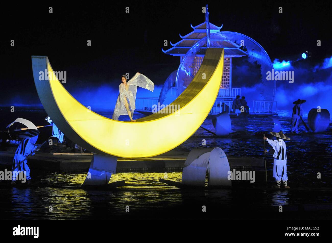 Impression Liu Sanjie Night Light Show Performance on the Li River ...