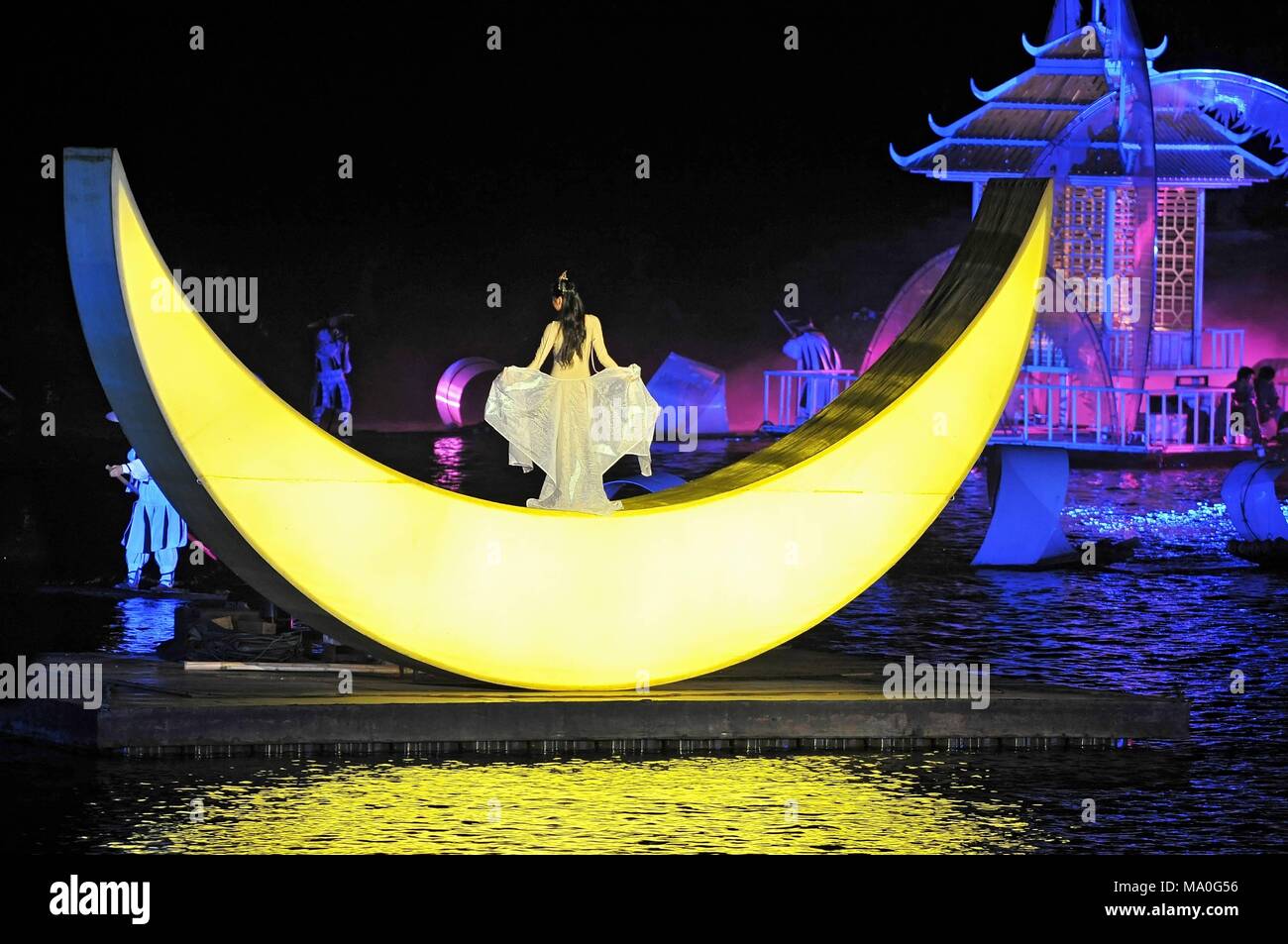 Impression Liu Sanjie Night Light Show Performance on the Li River ...
