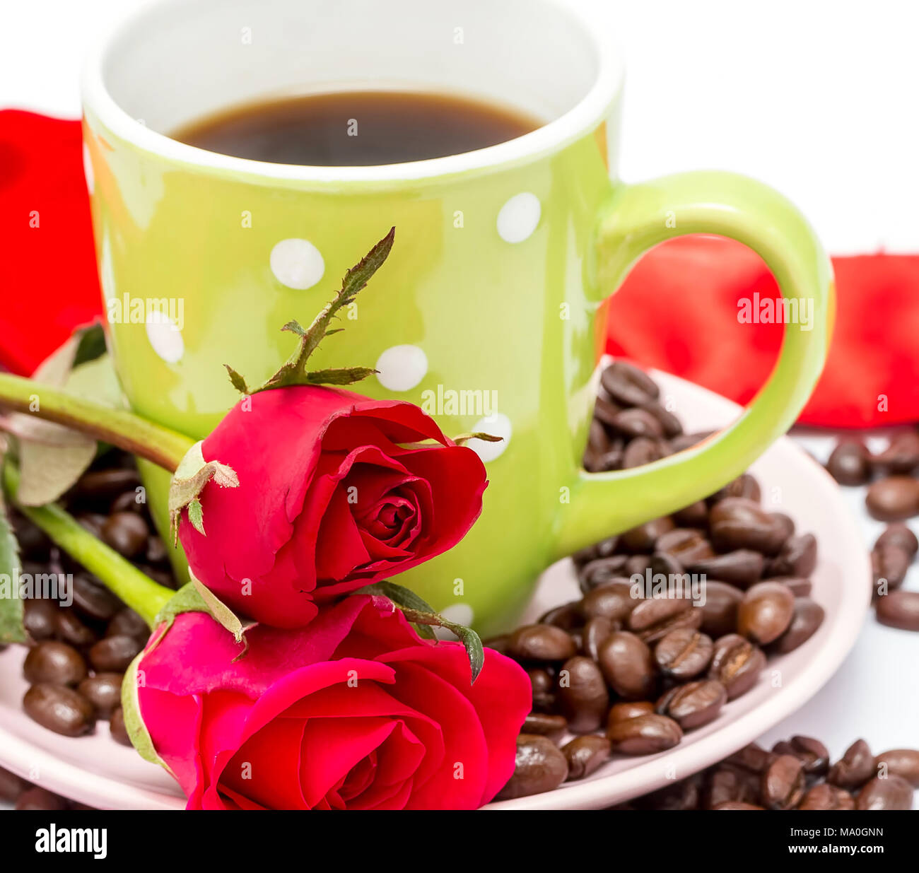 Coffee Beans Cafe Meaning Hot Drink And Freshness Stock Photo Alamy