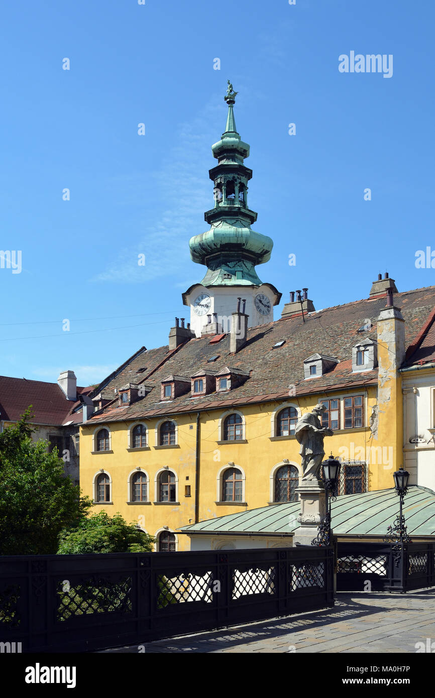 View of the Tower of Saint Michael's Gate in the Michalska street of ...