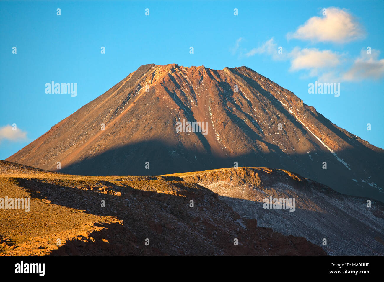 Chiliques Volcano in the Altiplano (High Andean plateau), Atacama ...