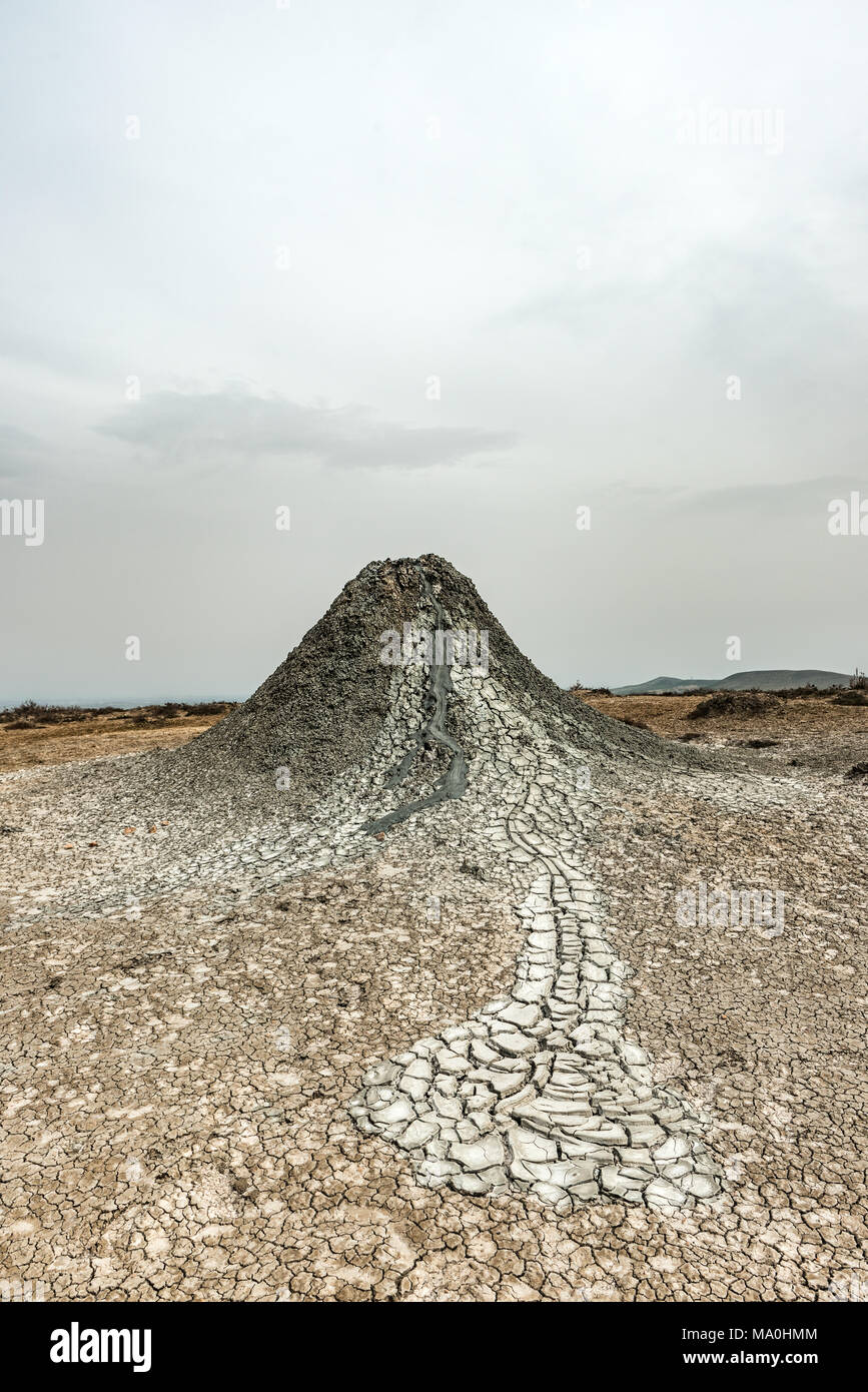 Amazing mud volcano Stock Photo - Alamy