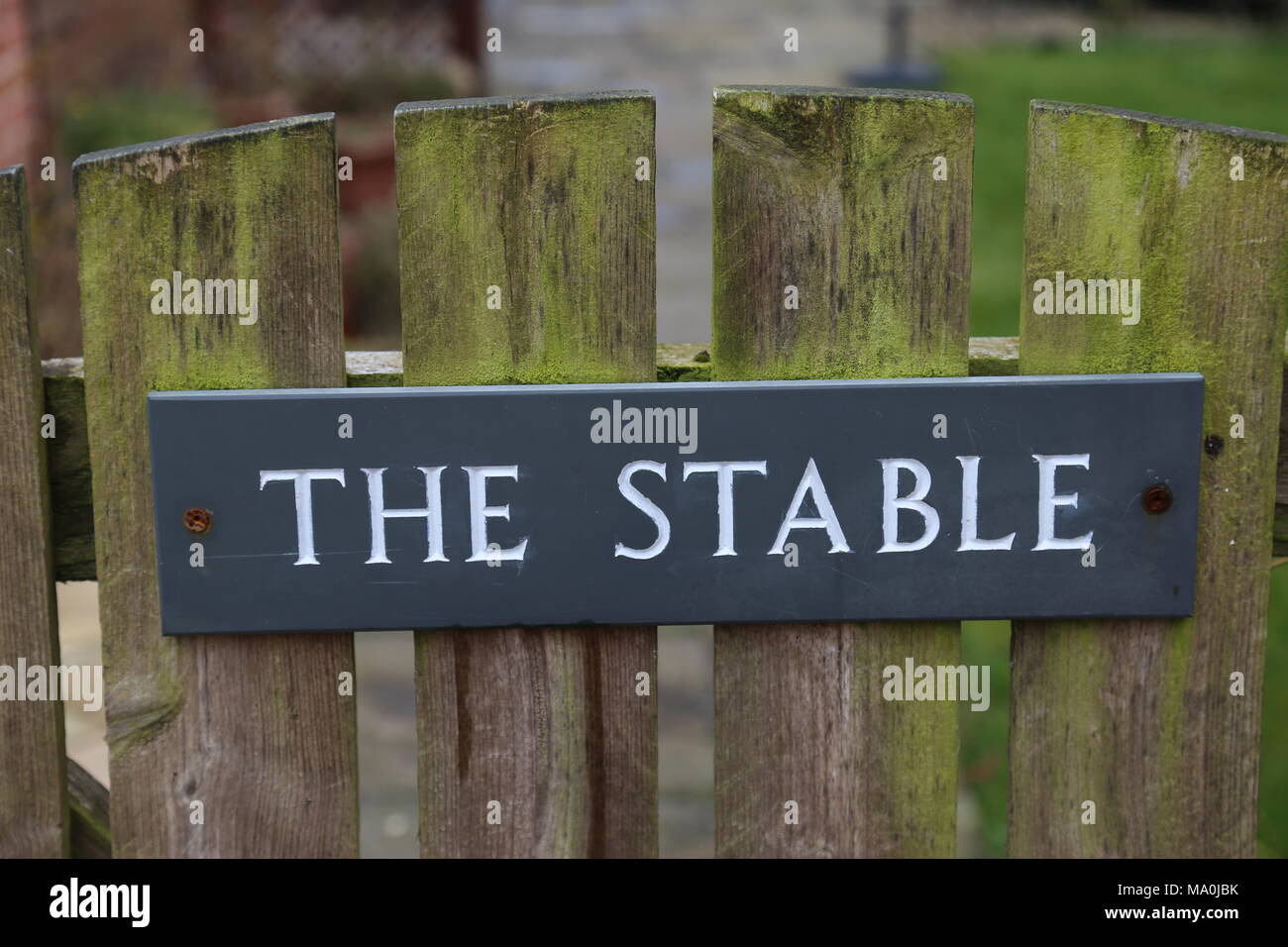 The Stable Gate Stock Photo - Alamy