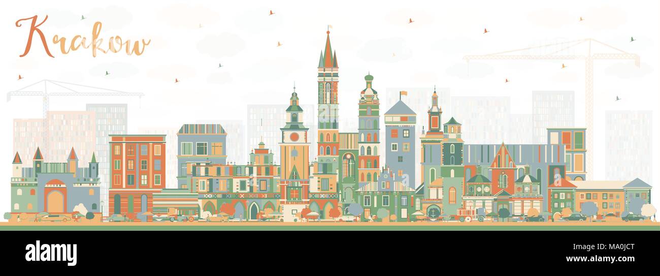 Krakow poland historic landmark Stock Vector Images - Alamy