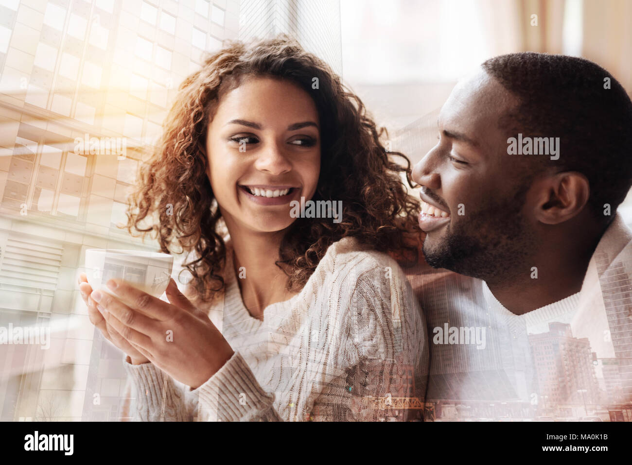 Enjoying being together hi-res stock photography and images - Alamy