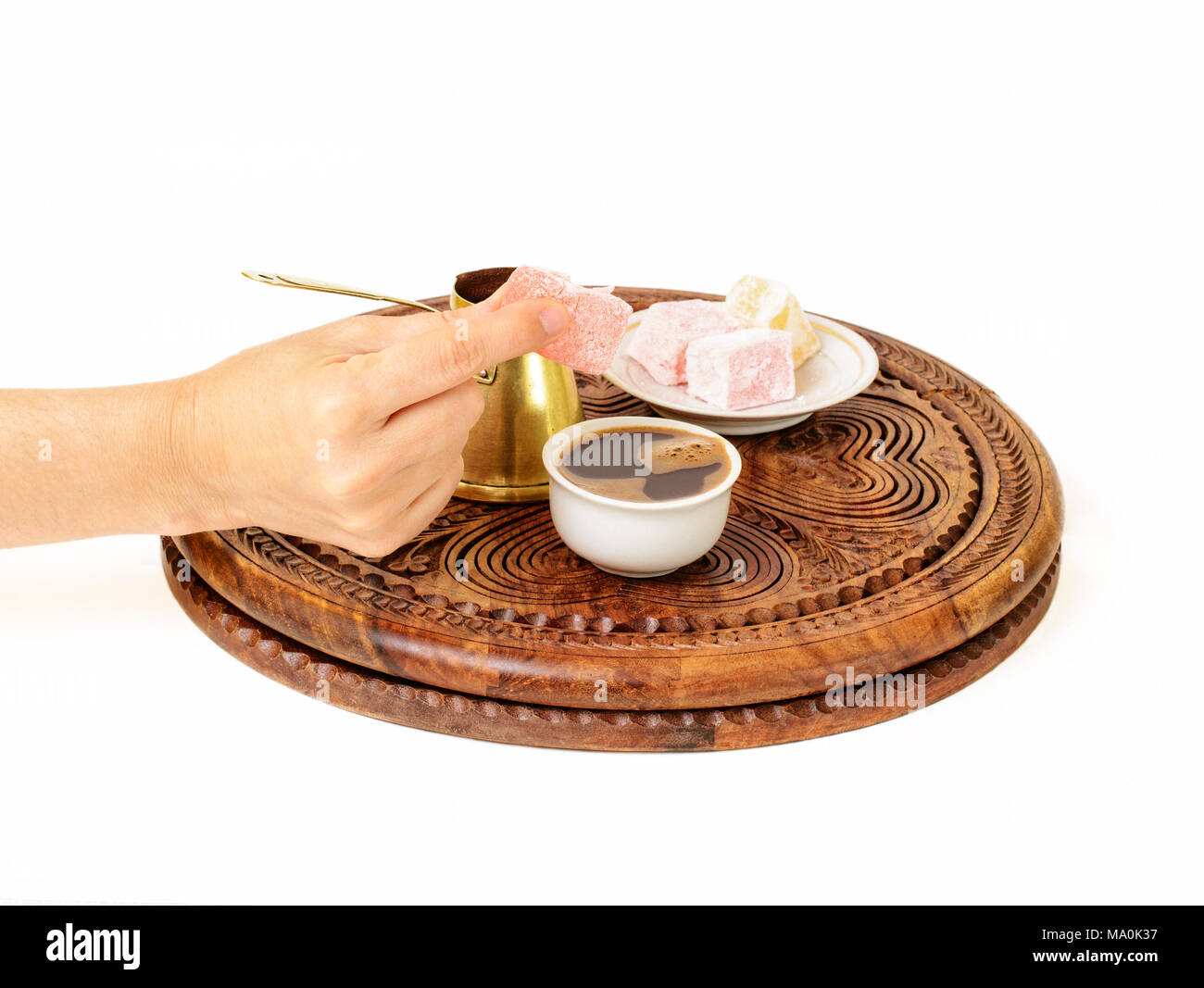 Hand offering candy hi-res stock photography and images - Alamy