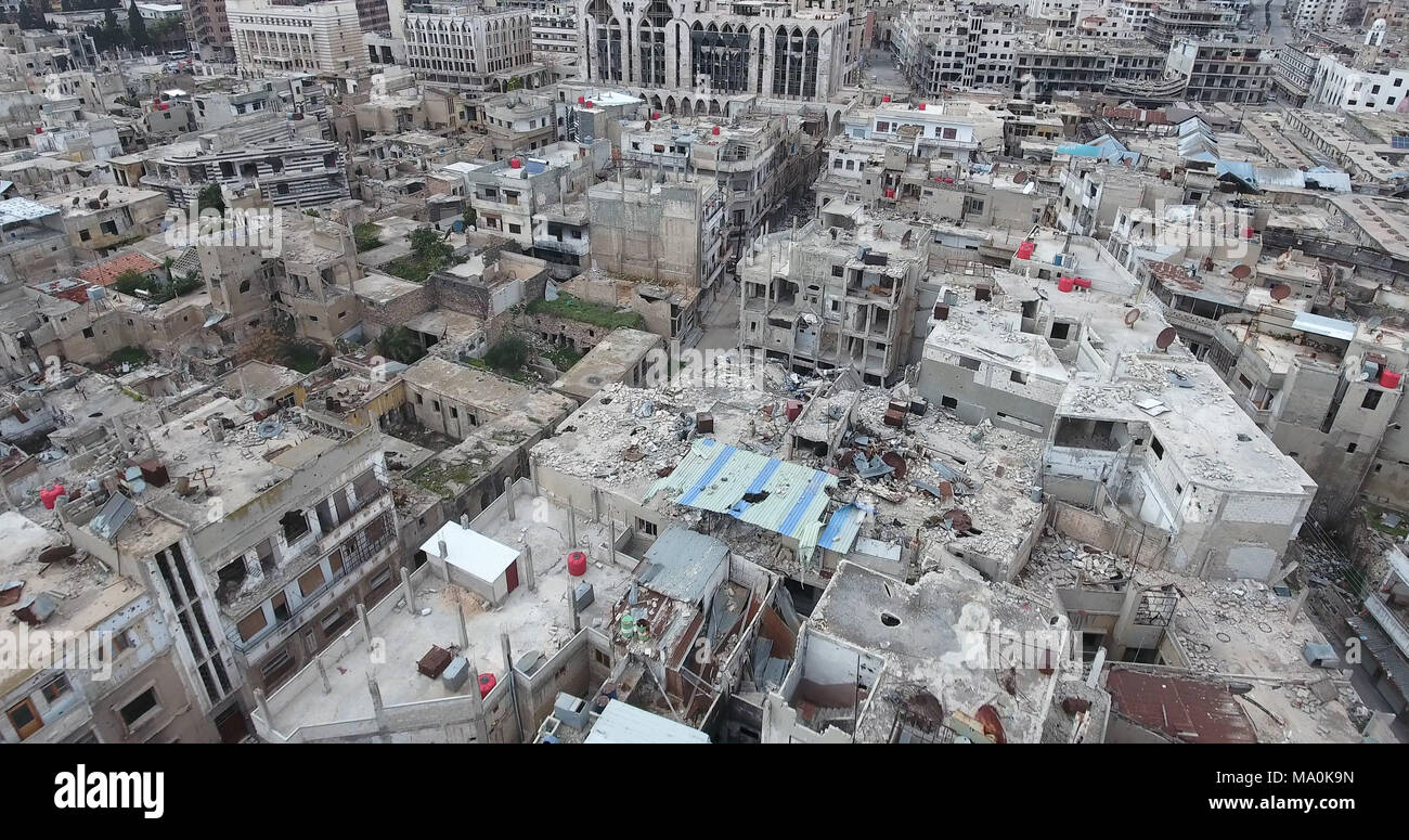 Aerial syria street damascus hi-res stock photography and images - Alamy