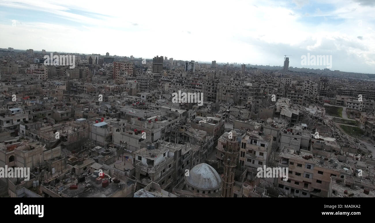 Syria homs street aerial hi-res stock photography and images - Alamy