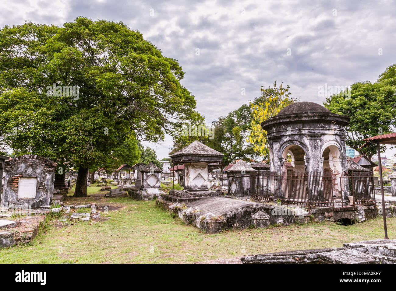 Ancient Dutch cemetery Stock Photo - Alamy