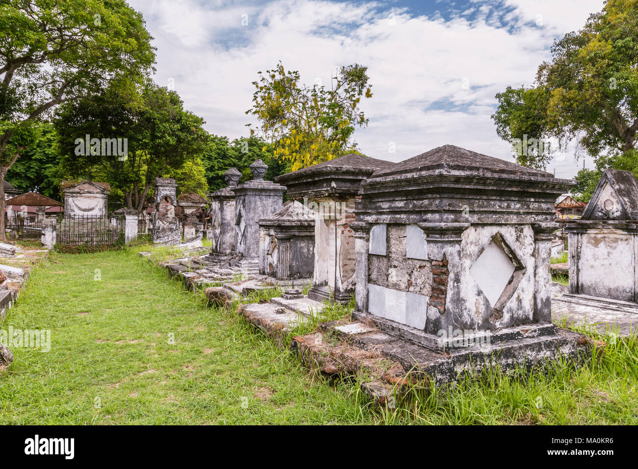 Ancient Dutch cemetery Stock Photo - Alamy