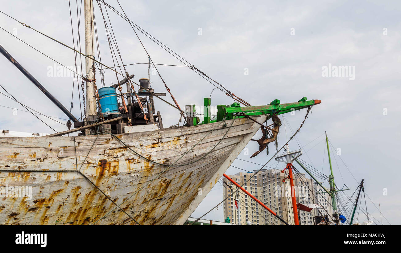 Old harbor of Jakarta, Java, Indonesia Stock Photo - Alamy