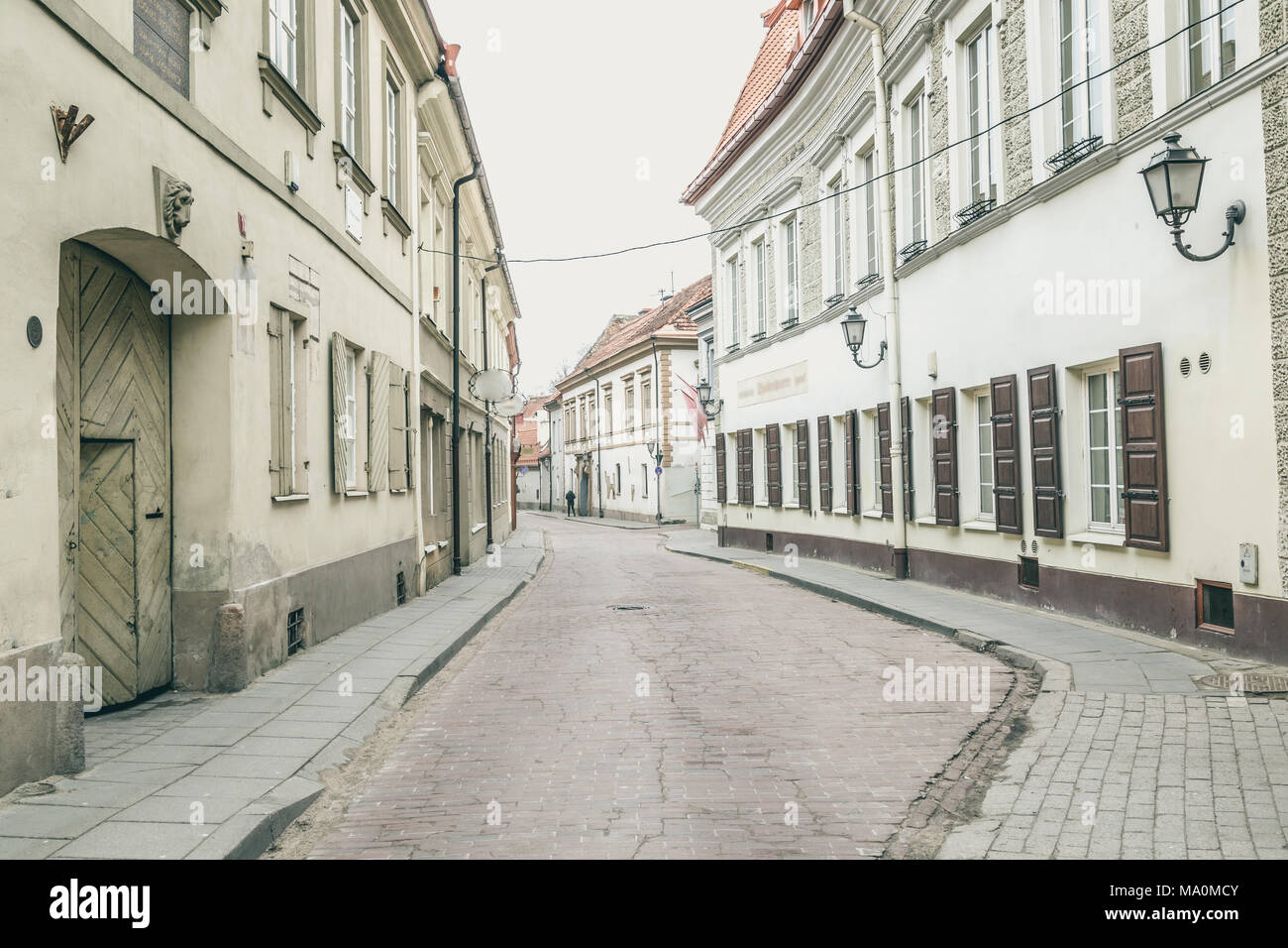 Old city center of Vilnius capital city of Lithuania Stock Photo - Alamy