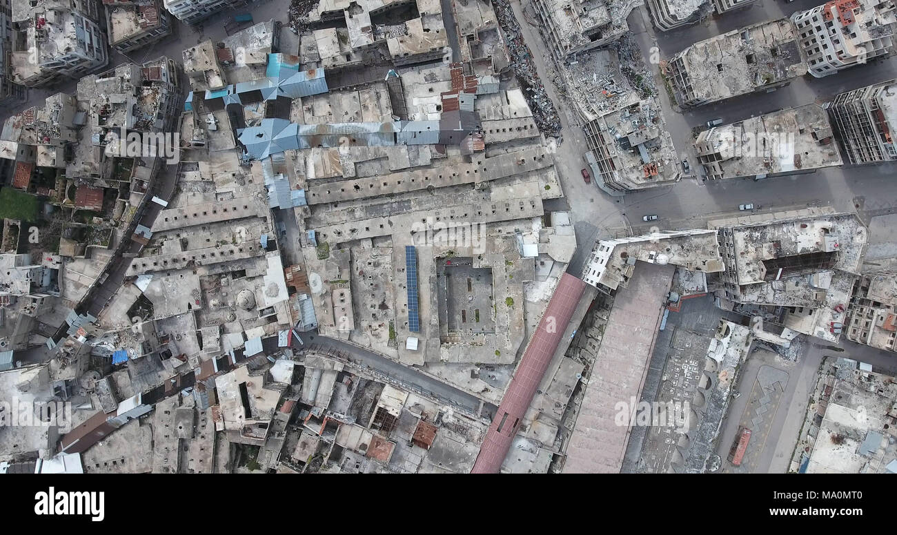Syria homs street aerial hi-res stock photography and images - Alamy