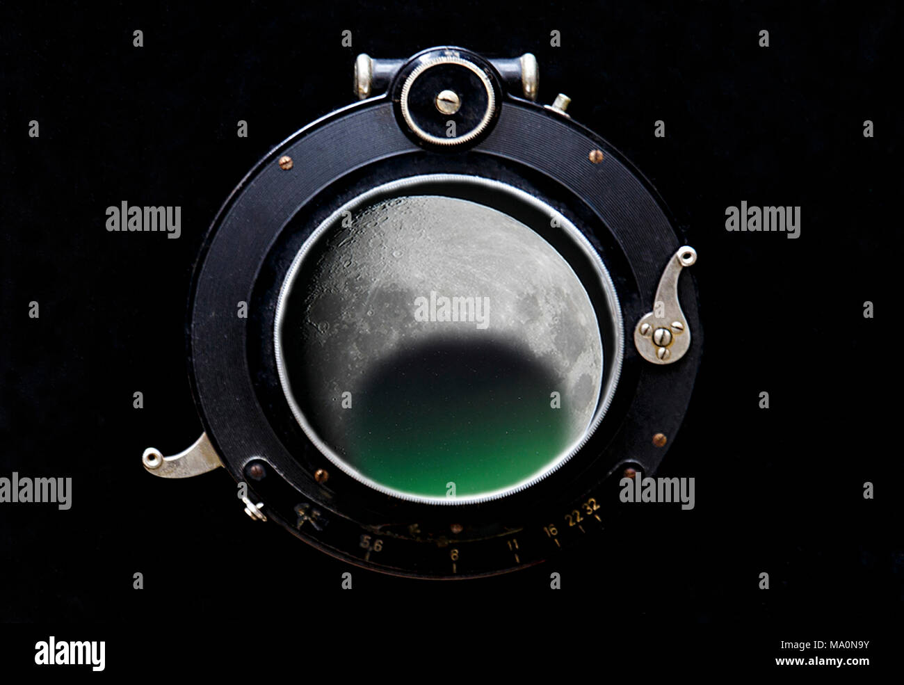 the eye of the moon Stock Photo - Alamy