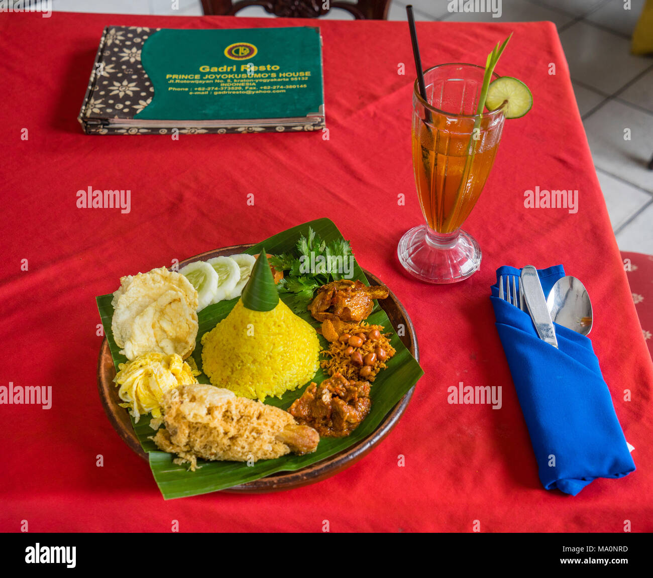 lunch at Gadri Resto in Prince Joyokusumo's House, Kraton, Yogyakarta ...