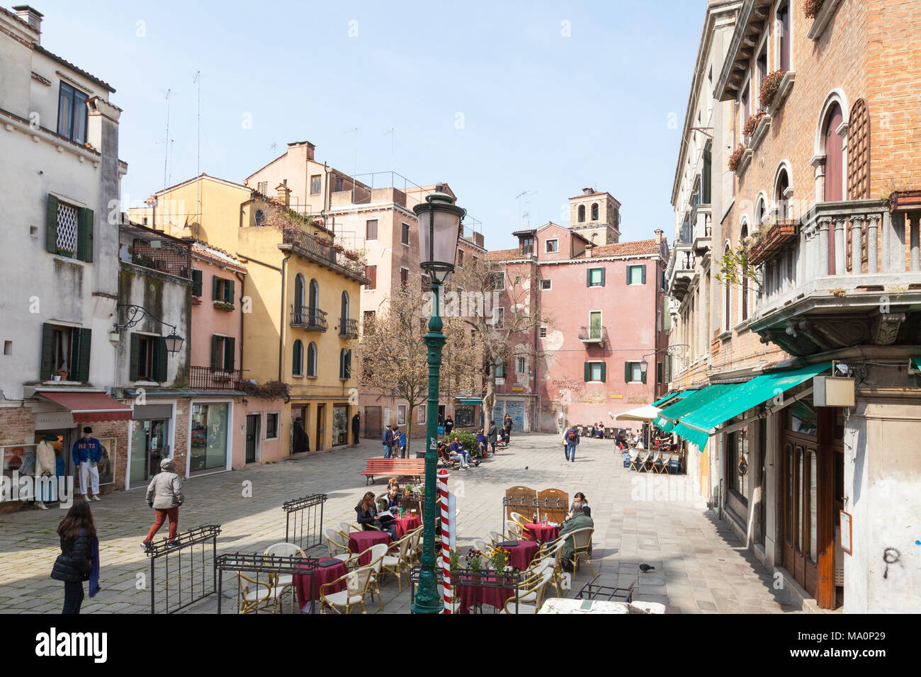 Campo Santa Maria Formosa, Cannaregio, Venice, Veneto, Italy with ...