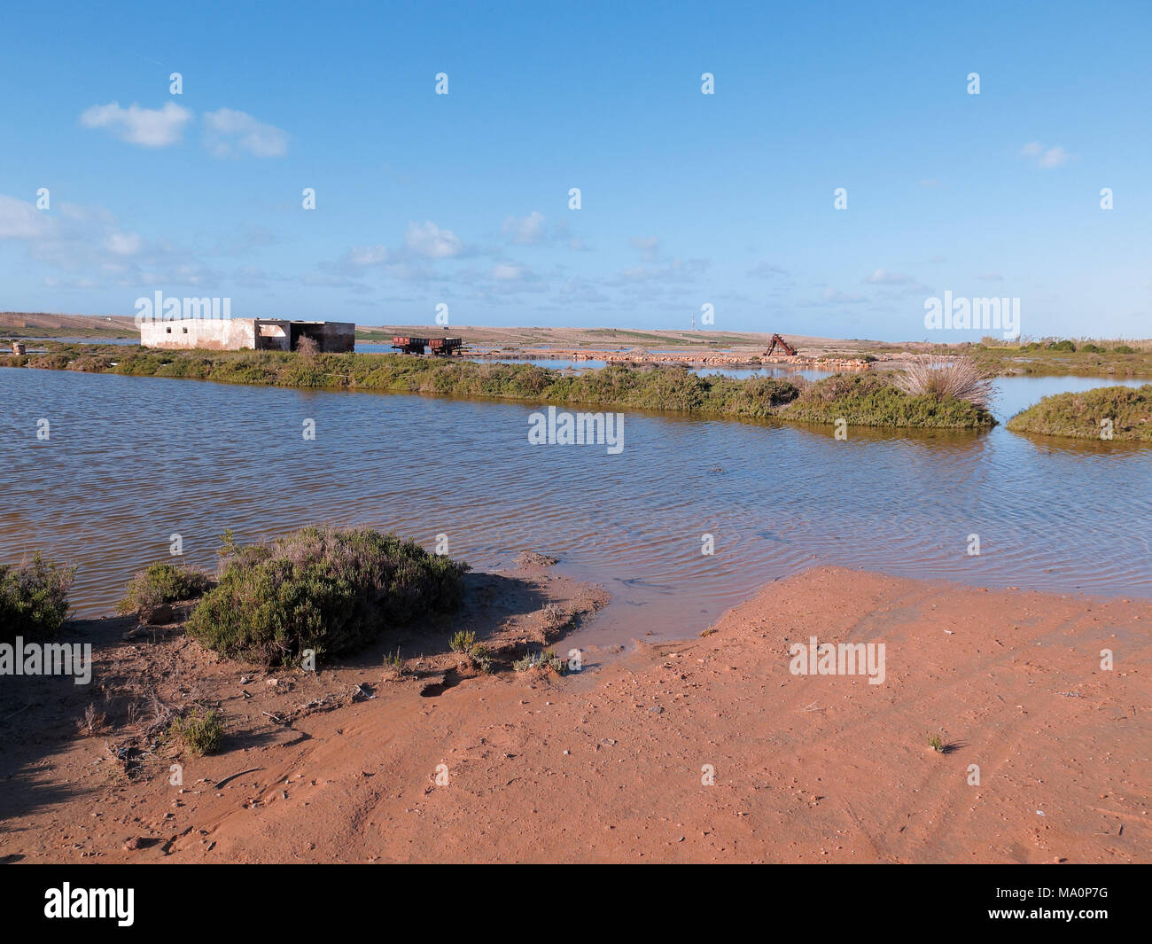 Saltpans south of Sidi-Moussa, Morocco, March 2018 Stock Photo - Alamy