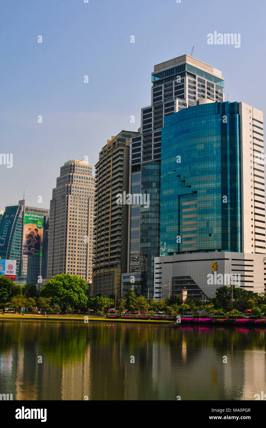 Inner city buildings Bangkok Thailand Stock Photo - Alamy