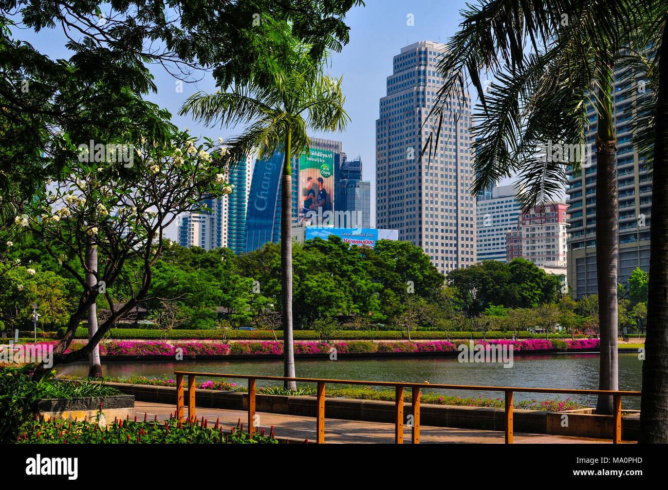 Inner city buildings Bangkok Thailand Stock Photo - Alamy
