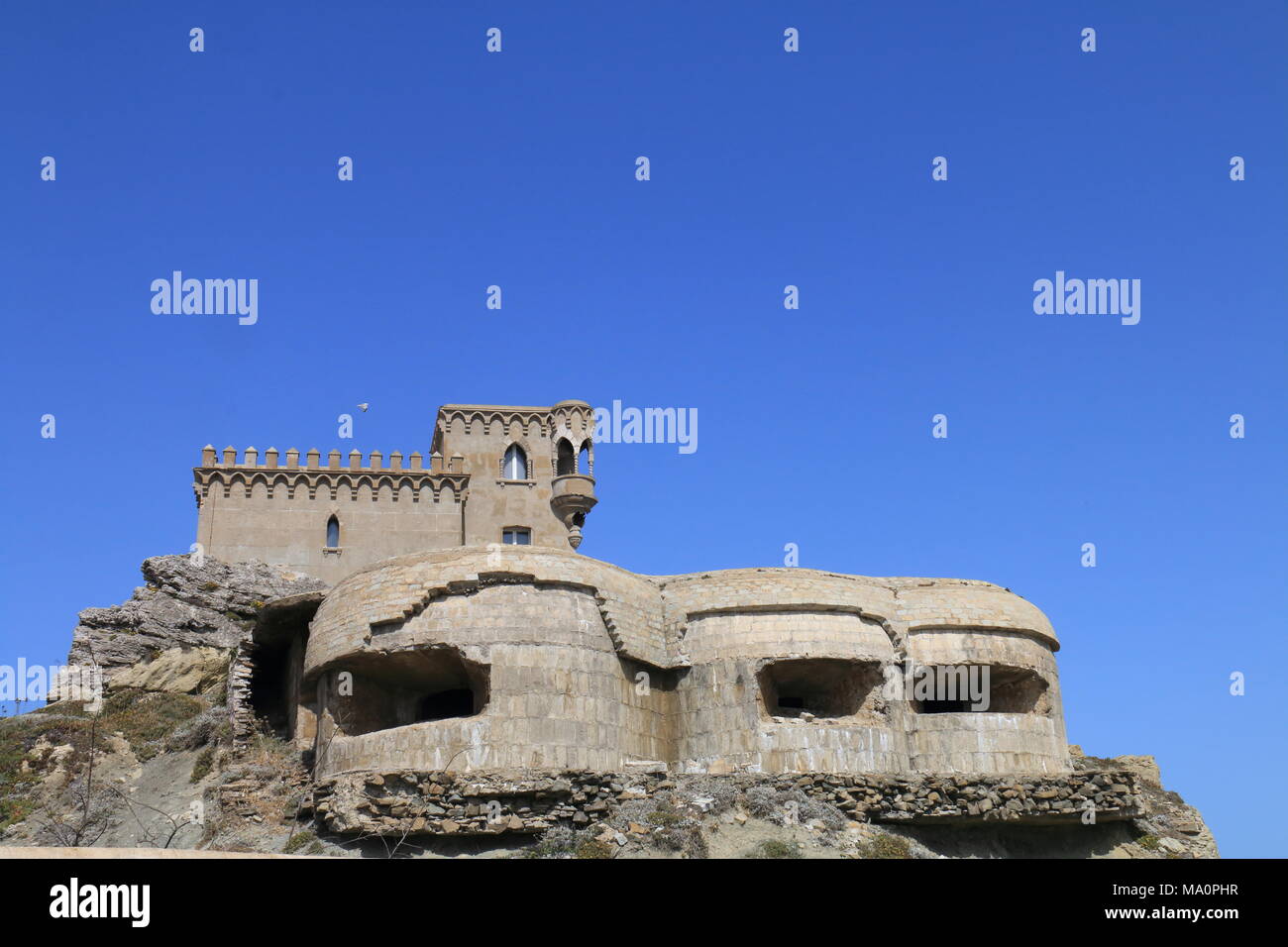 Machine gun nests Stock Photo - Alamy