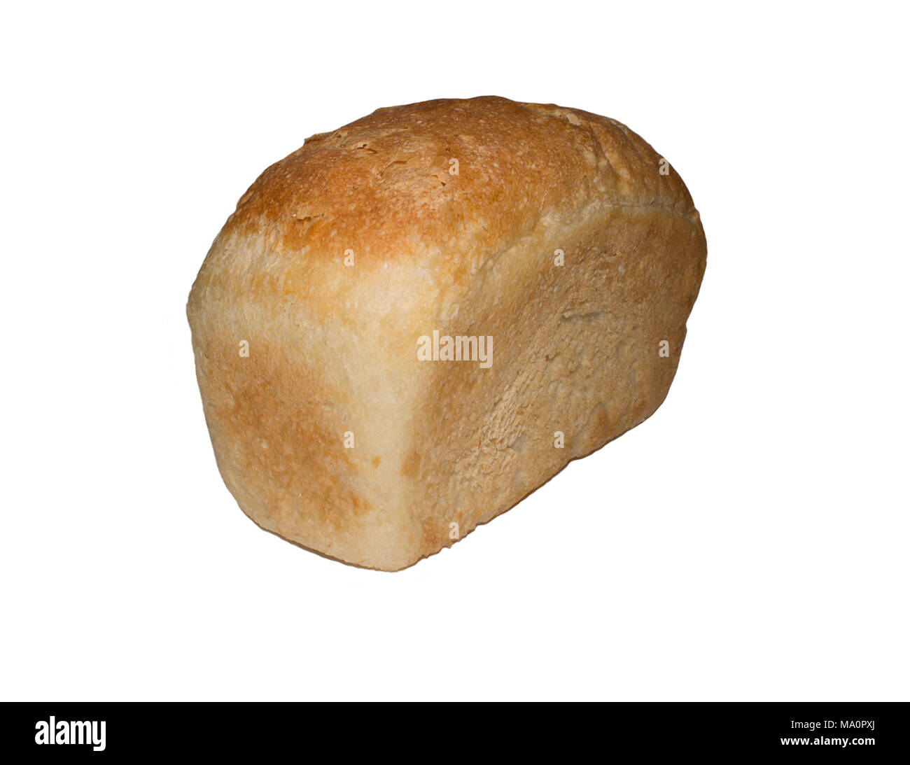 bread on isolated white background Stock Photo - Alamy