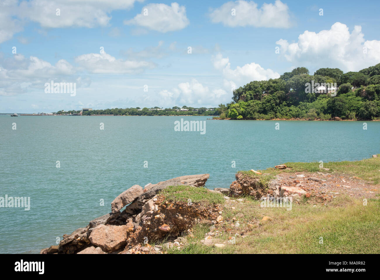 Darwin,Northern Territory,Australia-February 21,2018: Timor Sea with ...