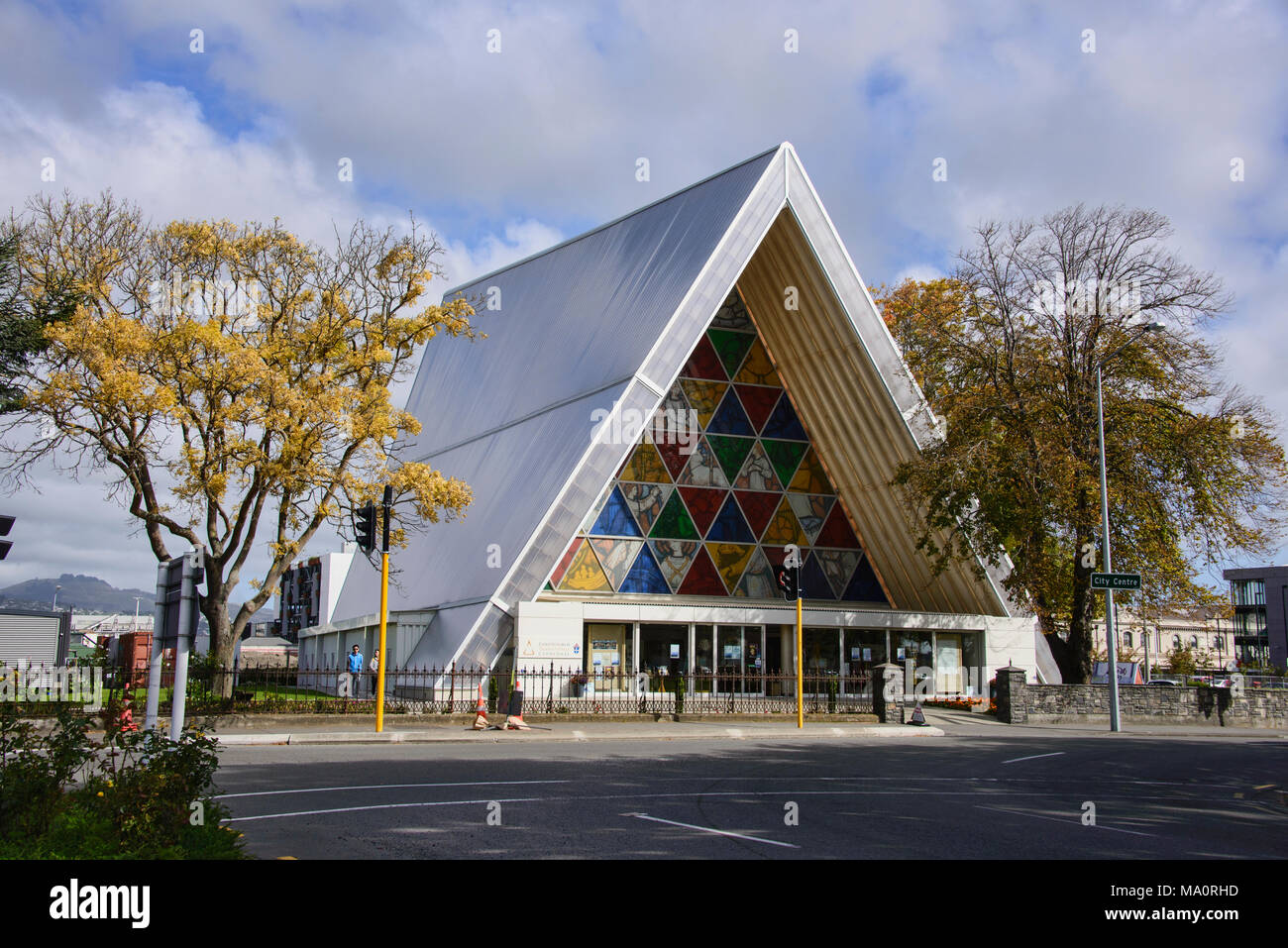 The unique Cardboard Cathedral, made out of shipping containers and ...